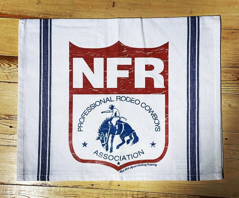 Vintage NFR Back Number Print Navy Stripe – Sandbur Tack & Western Wear